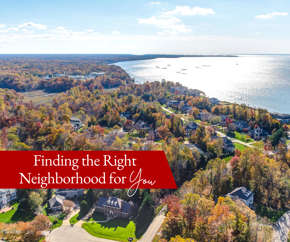 Finding the Right Neighborhood for You - Shaheen, Ruth, Martin ...